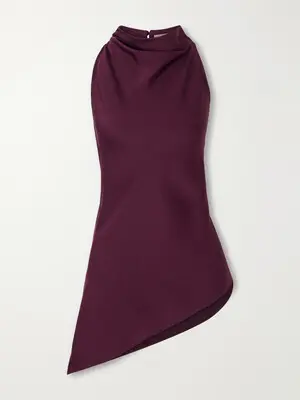 Veronica Beard Radford Crepe Satin Blouse