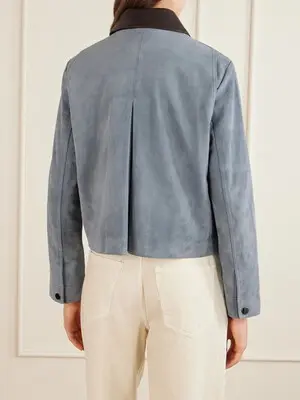 Veronica Beard Walters Suede Jacket