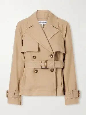 Veronica Beard Lazaro Dickey Twill Jacket - Neutrals