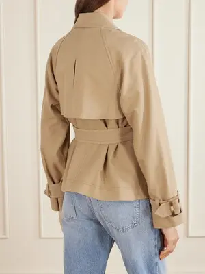 Veronica Beard Lazaro Dickey Twill Jacket - Neutrals