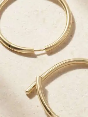 TABAYER 18-karat Yellow Hoop Earrings
