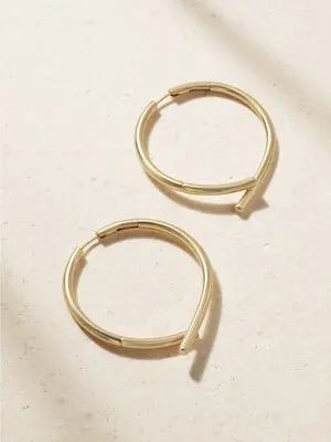 TABAYER 18-karat Yellow Hoop Earrings - Gold