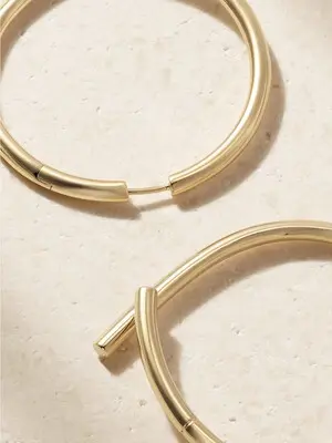 TABAYER 18-karat Yellow Hoop Earrings