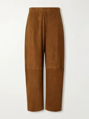 Stouls Bugsy Wide-leg Suede Pants