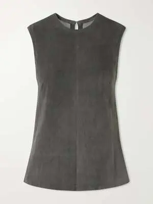 Stouls Miuccia Suede Tank - Dark Gray
