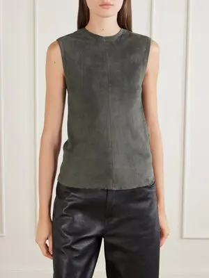 Stouls Miuccia Suede Tank - Gray
