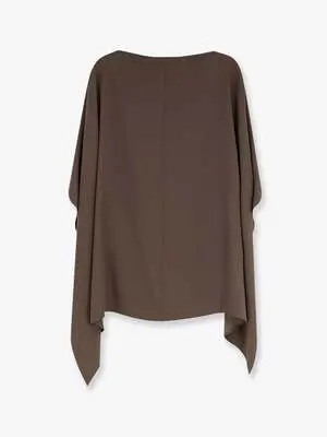 Alberta Ferretti Viscose Cape - Green