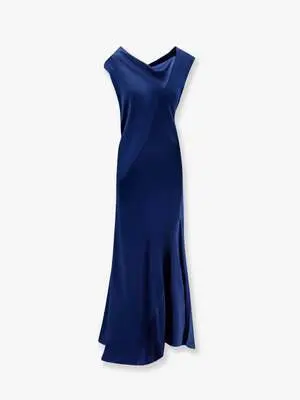 Alberta Ferretti Viscose Long Dress - Blue