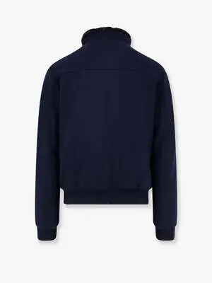 MOORER Wool And Cashmere Bomber Jacket With Fur Detail
