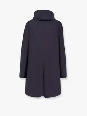 MOORER Padded Nylon Long Jacket