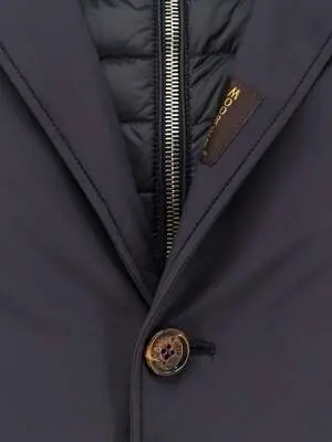MOORER Padded Nylon Long Jacket