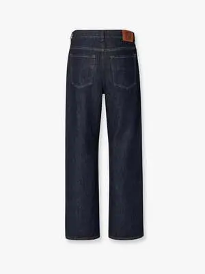 Fendi Denim Regular Blu Washed Jeans