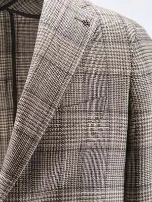 Tagliatore Singlebreasted Virgin Wool And Silk Blazer