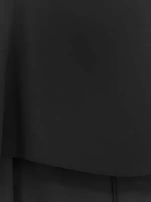 Alberta Ferretti Viscose Cape - Black