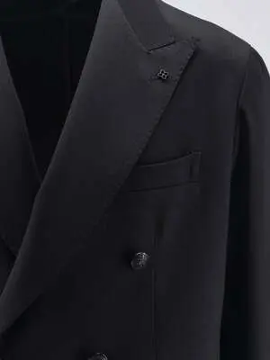Tagliatore Doublebreasted Stretch Virgin Wool Blazer