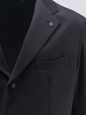 Tagliatore Singlebreasted Stretch Virgin Wool Blazer
