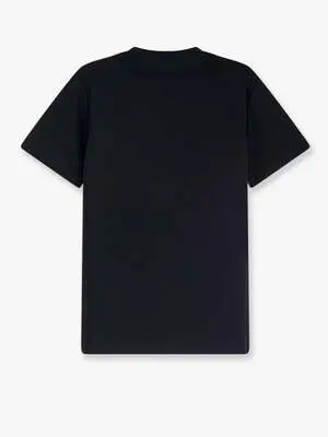 Moncler Biologic Cotton Tshirt With Logo Patch
