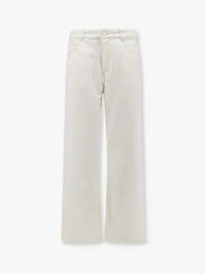AMI Paris Denim Trousers - White
