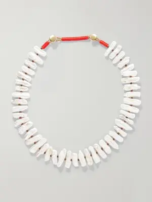 ROXANNE ASSOULIN Beaded Pearl Necklace - Neutrals