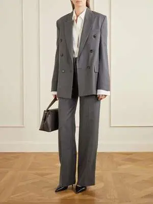 Stella McCartney Double-breasted Oversized Wool Blazer
