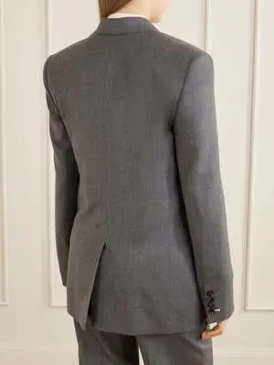 Stella McCartney Double-breasted Oversized Wool Blazer