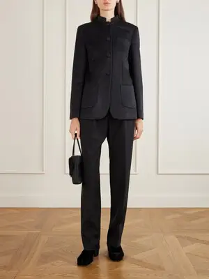 LIBEROWE Alexander Brushed Wool And Cashmere-blend Blazer