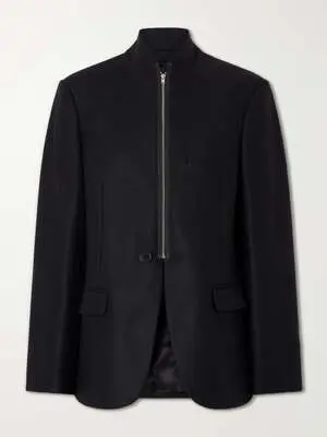 MAISON MARGIELA Wool-blend Zip-up Blazer