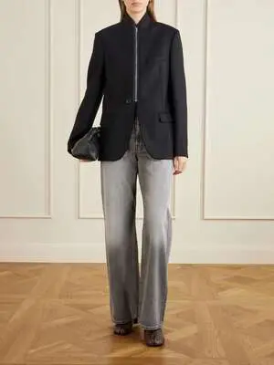 MAISON MARGIELA Wool-blend Zip-up Blazer