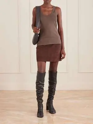 LEMAIRE Cotton Jersey Tank - Brass