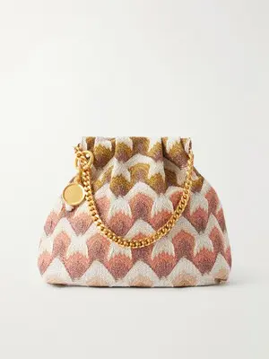 Missoni Crochet-knit Drawstring Bag
