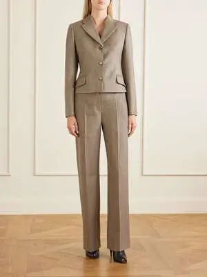 Alexander McQueen Wool Twill Blazer