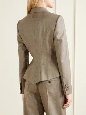 Alexander McQueen Wool Twill Blazer