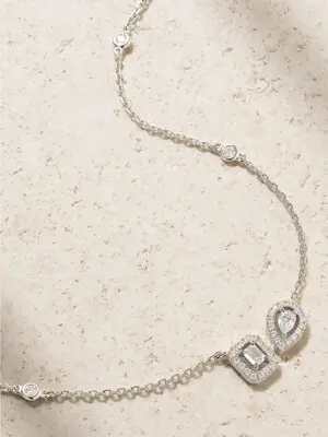 Messika 18kt White And Diamond Necklace - Gold