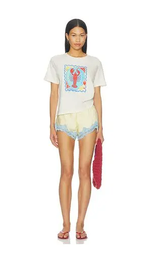 SUNNY SOMEWHERE Seaside Beach Shack Everyday Tee