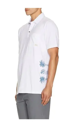 Travis Mathew Comfortknit Deep Sea Polo - White