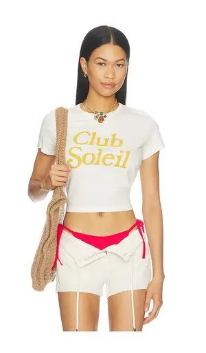 SUNNY SOMEWHERE Club Soleil Tiny Tee