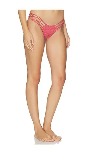 INDAH Santos Skimpy Bikini Bottom In Coral