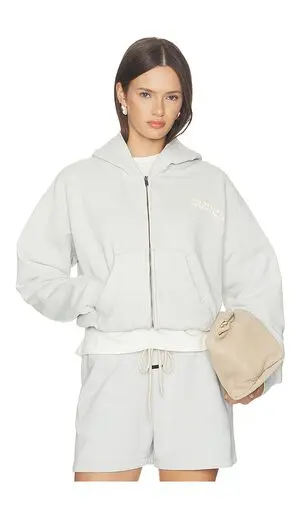 Fear Of God 90's Full Zip Hoodie - Washed Overcast