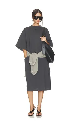Fear Of God Midi T-shirt Dress - Iron Grey
