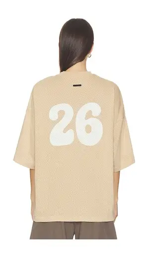Fear Of God Merch Tee In Nude - Ginger