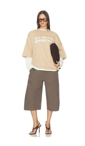 Fear Of God Merch Tee In Nude - Ginger