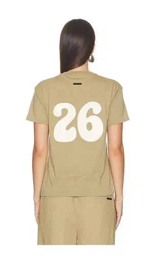 Fear Of God Classic Fit Tee With Graphic Detail