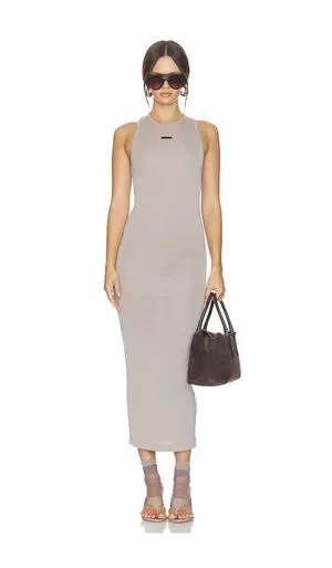 Fear Of God Soft Rib Racerback Dress - Seal