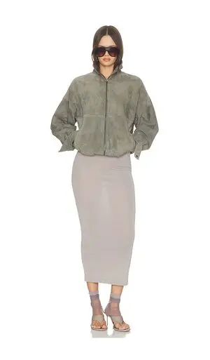 Fear Of God Soft Rib Racerback Dress - Seal
