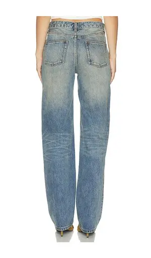AYA MUSE Straight Leg Denim Jeans