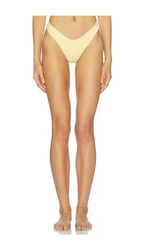 Devon Windsor Larissa Bikini Bottom In Yellow - Daisy