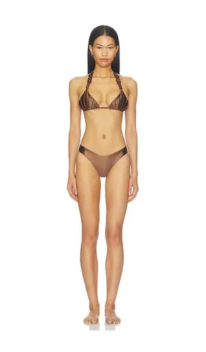 Devon Windsor Larissa Bikini Bottom In Chocolate