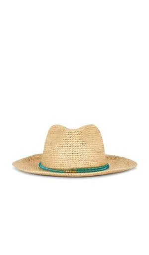 NIKKI BEACH Eloise Fedora Hat - Natural