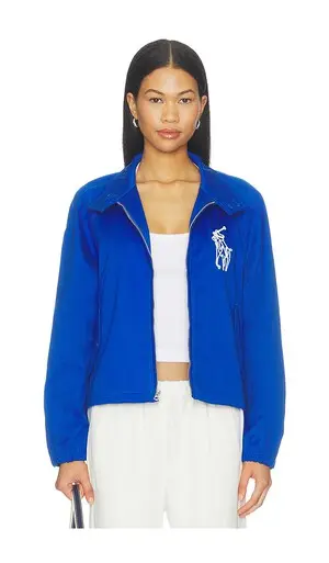 Polo Ralph Lauren Heritage Twill Windbreaker Jacket In Blue