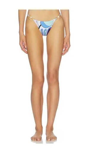 CAPITTANA Eve Bikini Bottom In Blue - Retro Blue